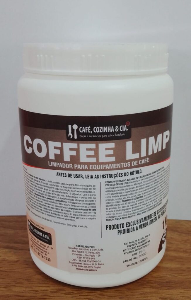 Coffee Limp Detergente Neutro para limpeza de maquinas de cafe espresso ...